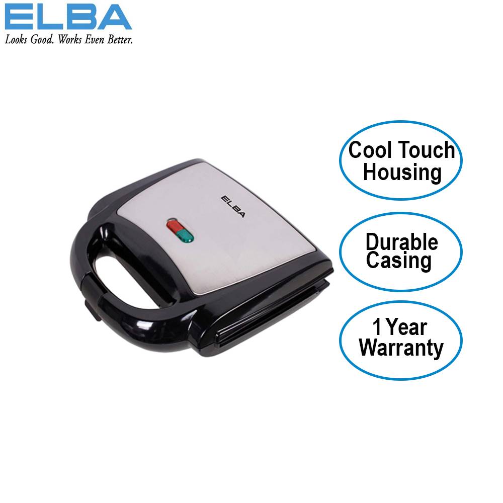 Elba ESM-G7528(SS) 750W Sandwich Maker