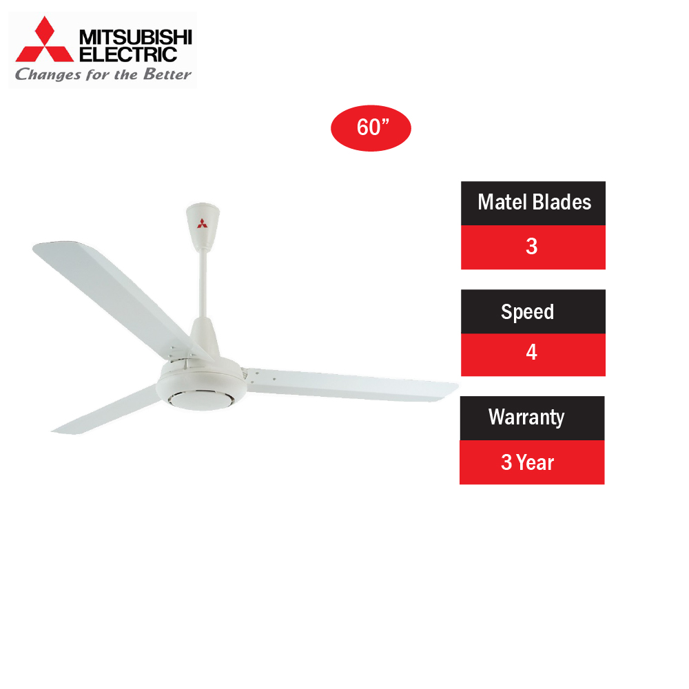 Mitsubishi C60-GY-P 60 Inch 3 Blades Ceiling Fan